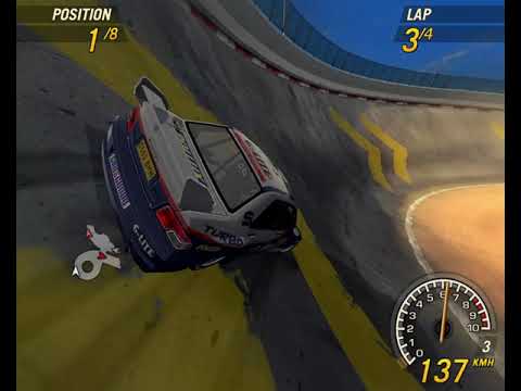 FlatOut 2 speedrun  WR Speedbowl Race Class all laps