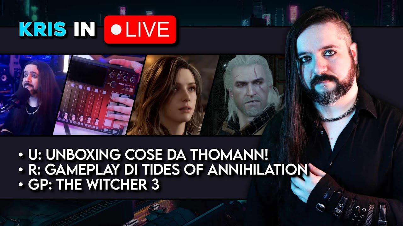 🔴 LuneKRIS 🏠 U: UNBOXING COSE da THOMANN | R: Il GAMEPLAY di TIDES OF ANNIHILATION | GP: TW3 ...