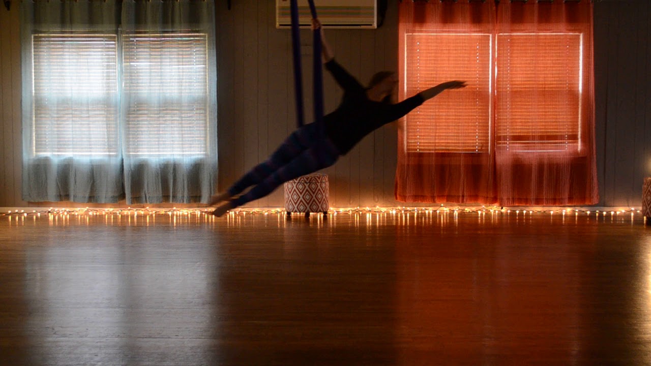Aerial silks Dance - YouTube