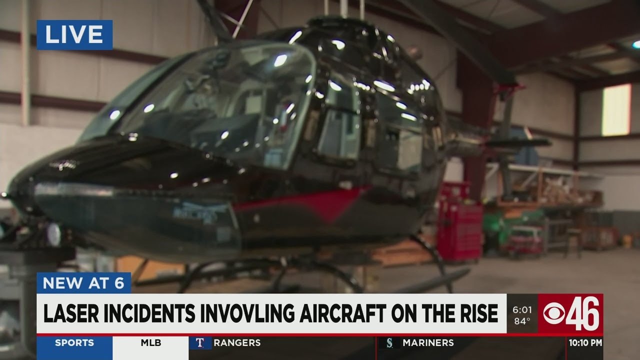 Laser incidents involving aircraft on the rise in Georgia - YouTube