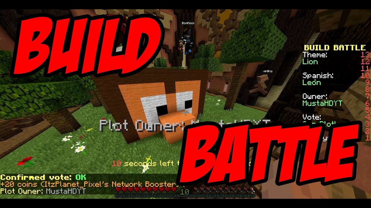 EL REY LEON | Build Battle - YouTube