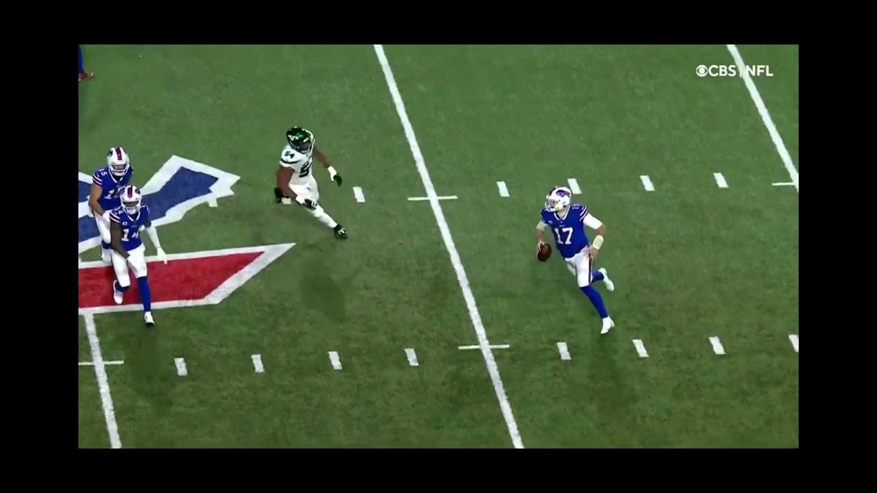 Josh Allen 32 Yard Scramble - YouTube