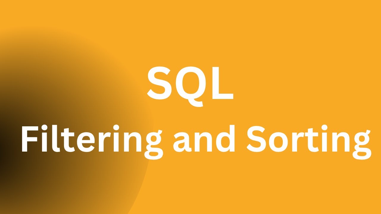 SQL Filtering and Sorting || Column Alias || Distinct || Between || # ...