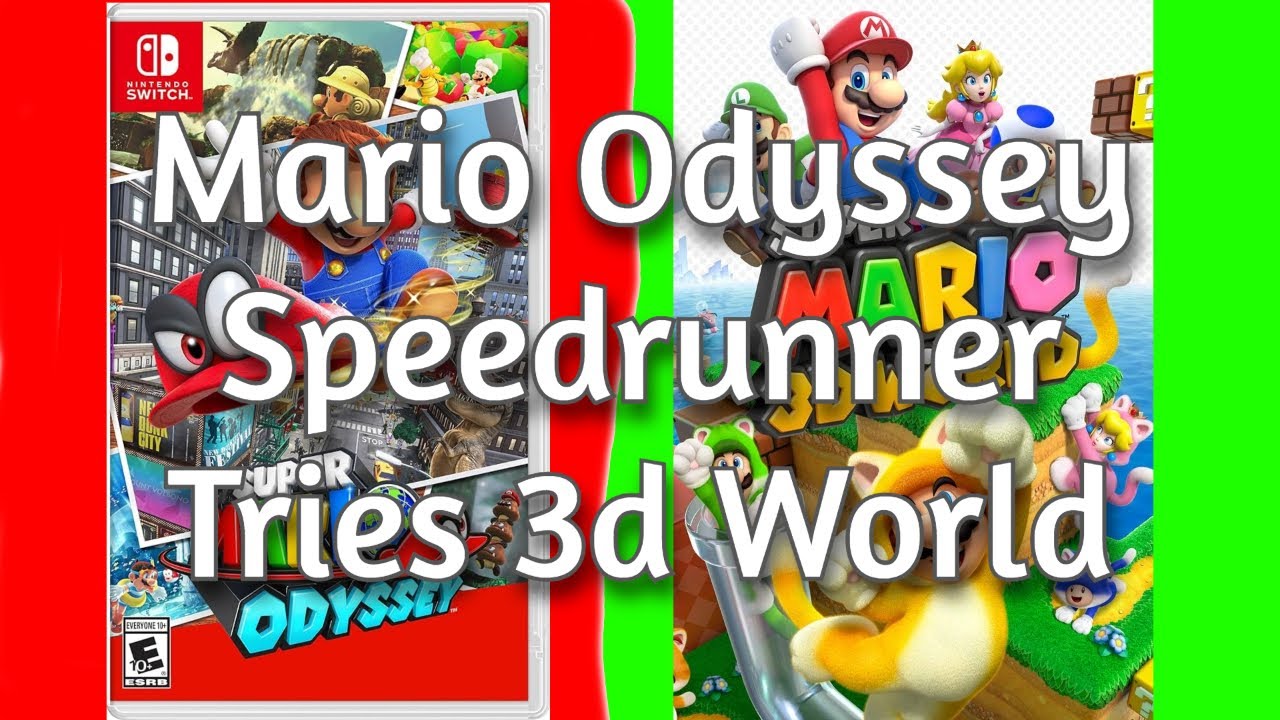 Mario Odyssey Speedrunner Tries 3D World - YouTube
