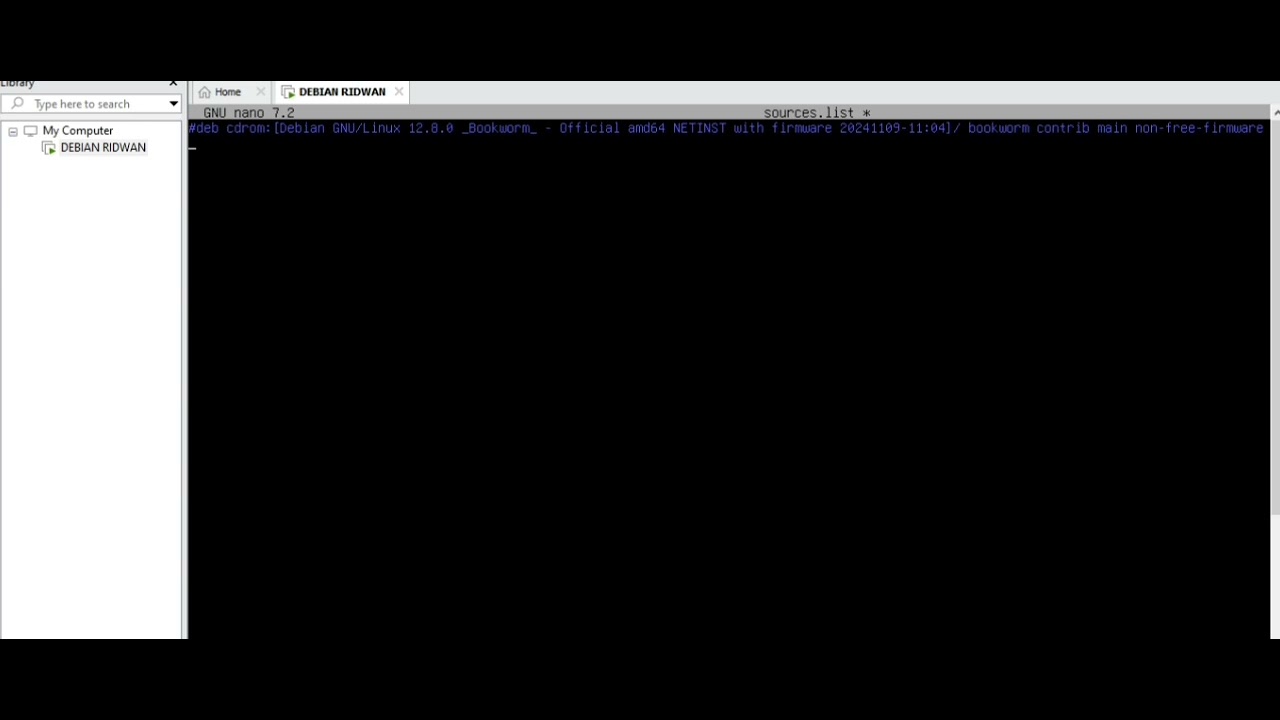 KONFIGURASI UPDATE REPOSITORY DI DEBIAN 12 - YouTube
