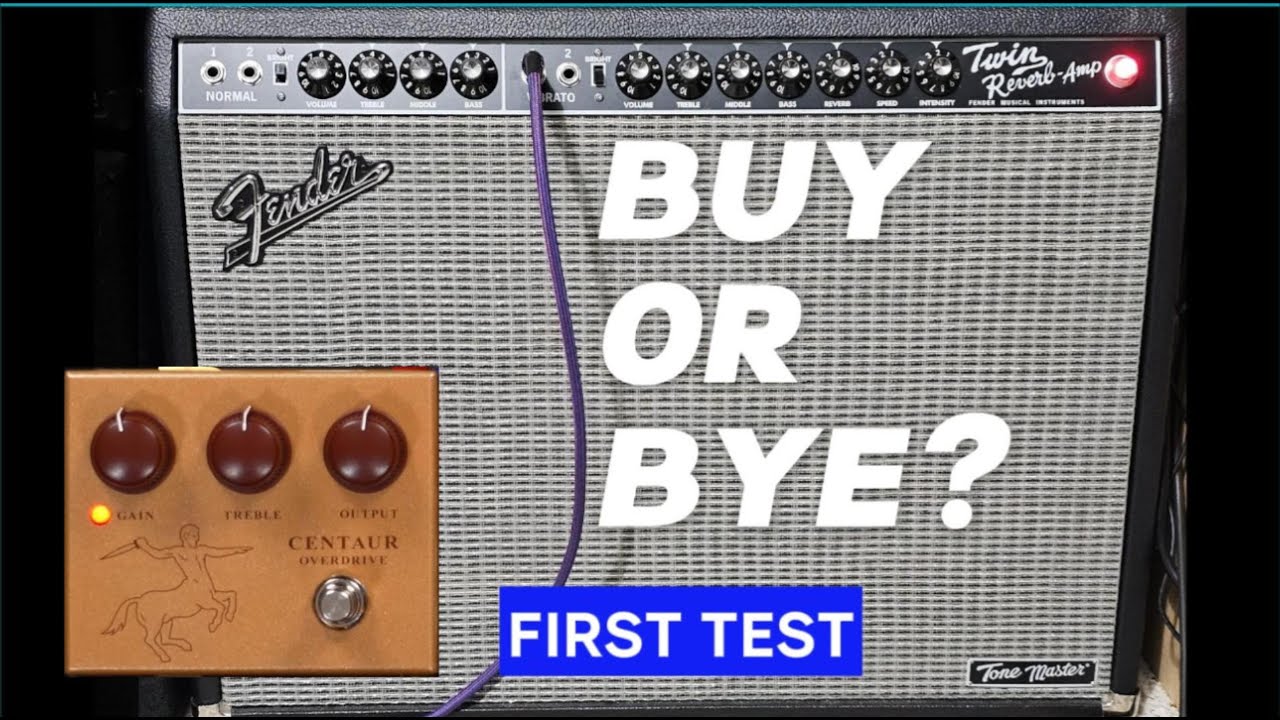 Behringer Klon Centaur + ’52 Telecaster = Pure Tone Magic! - YouTube