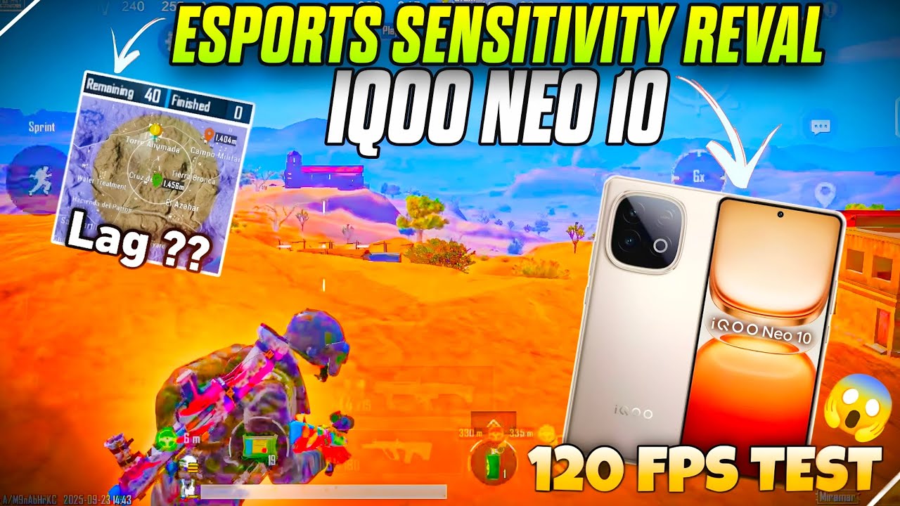 IQOO NEO 10 ESPORTS SENSITIVITY REVAL 😱 PAID SCRIMS WWCD BGMI GAMEPLAY ...