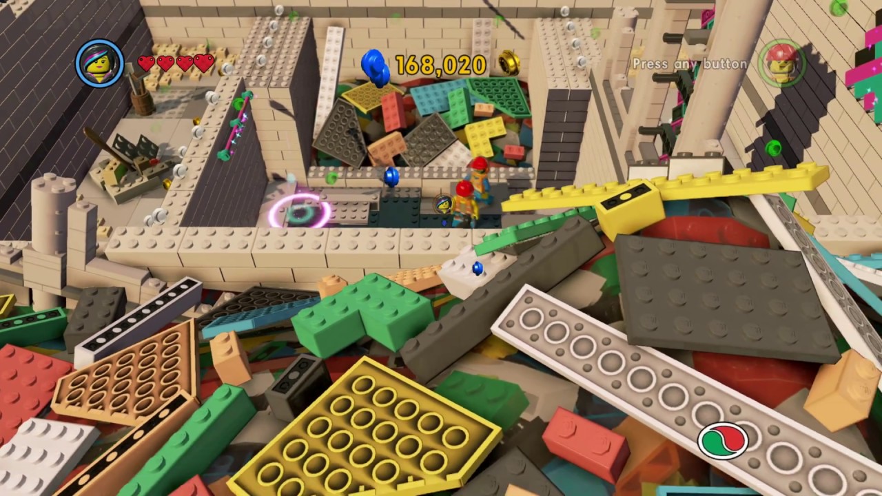 The Lego Movie Video Game - Walkthrough 3 - Escape From Bricksburg ...