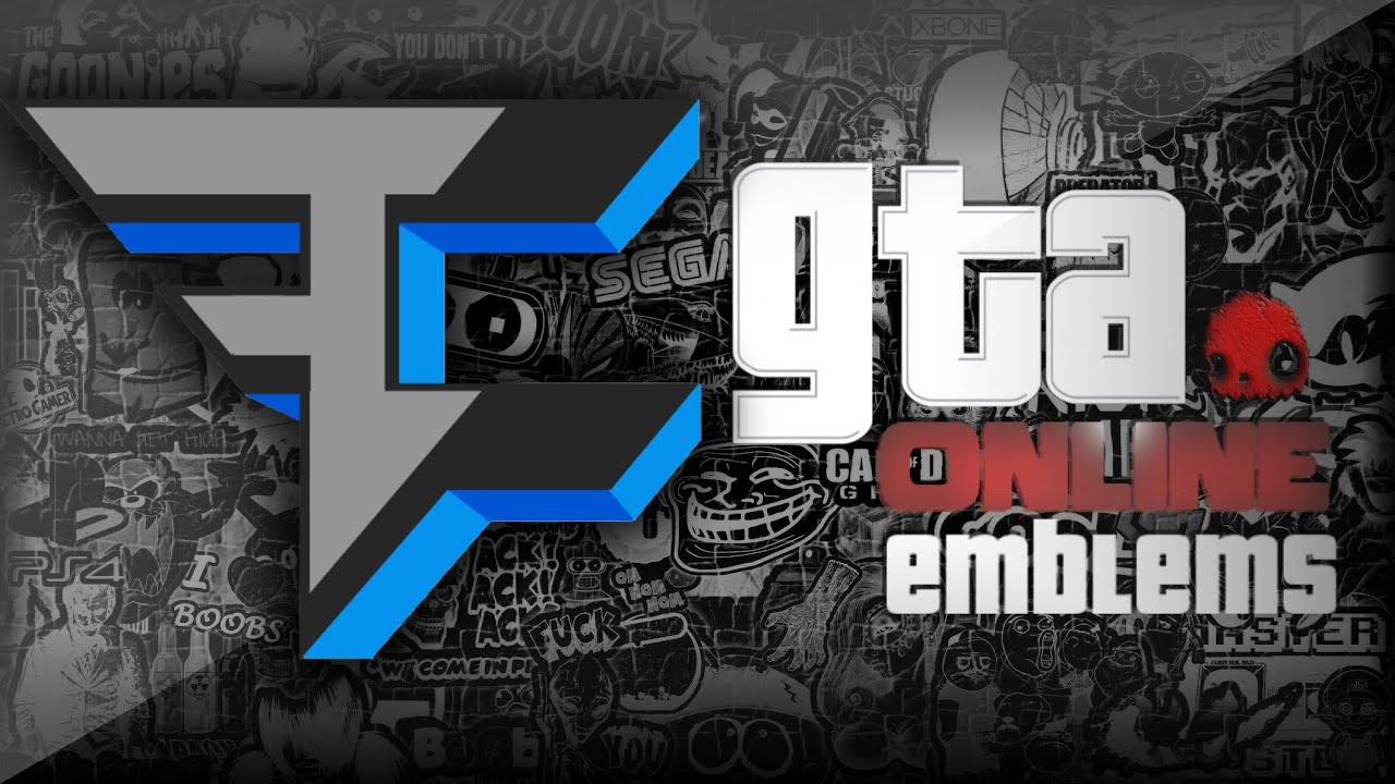 GTA V - Faze - Custom Crew Emblem Tutorial ( Grand Theft Auto 5 ...