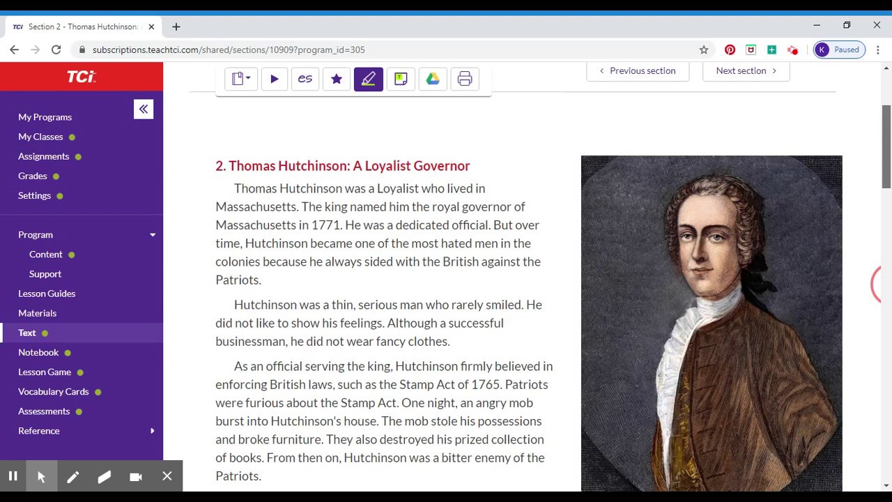 11.3 & 11.4 Loyalists: Thomas Hutchinson and Jonathan Boucher - YouTube