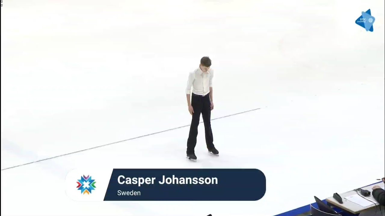 Casper Johansson – 2022 European Youth Olympic Festival SP - YouTube