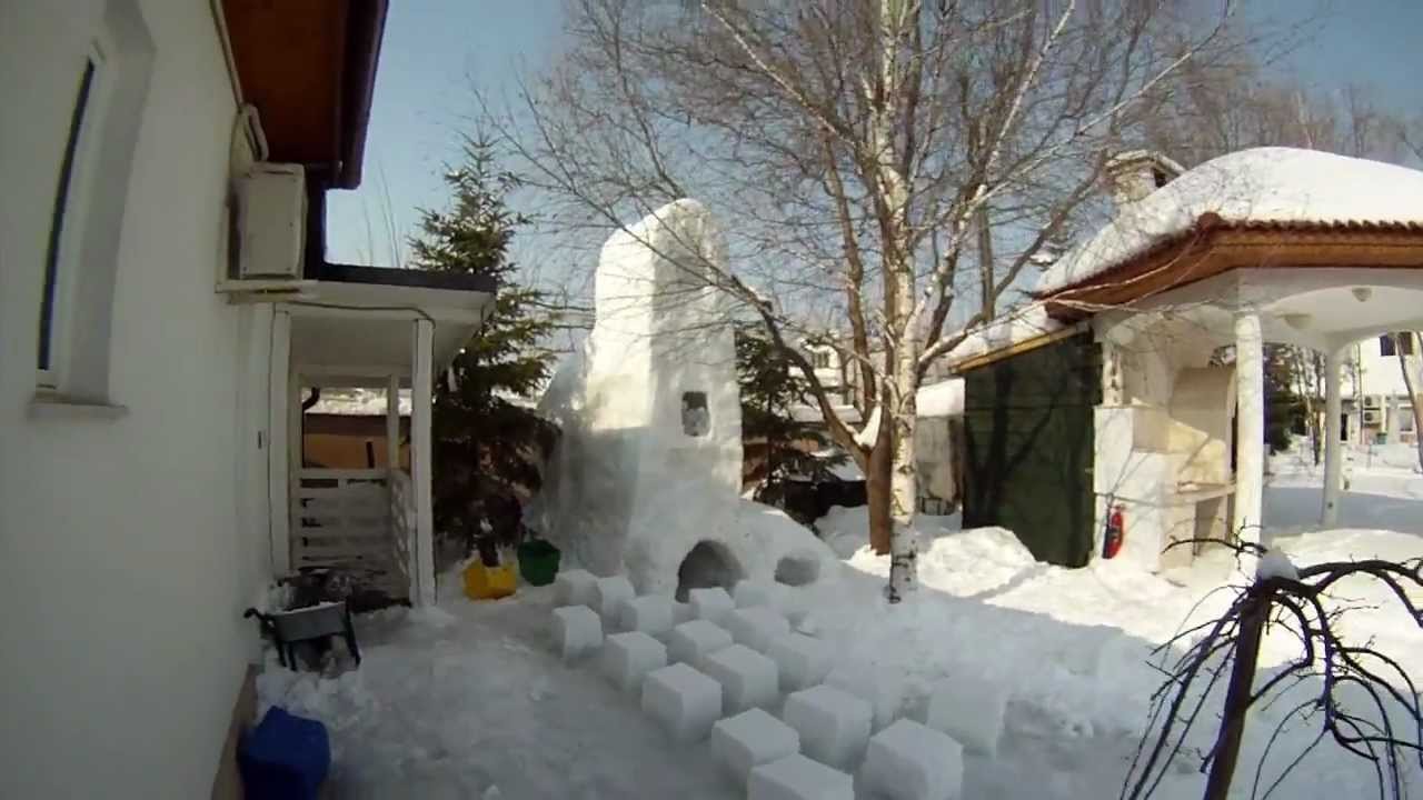 Massive Snow Fort. - YouTube