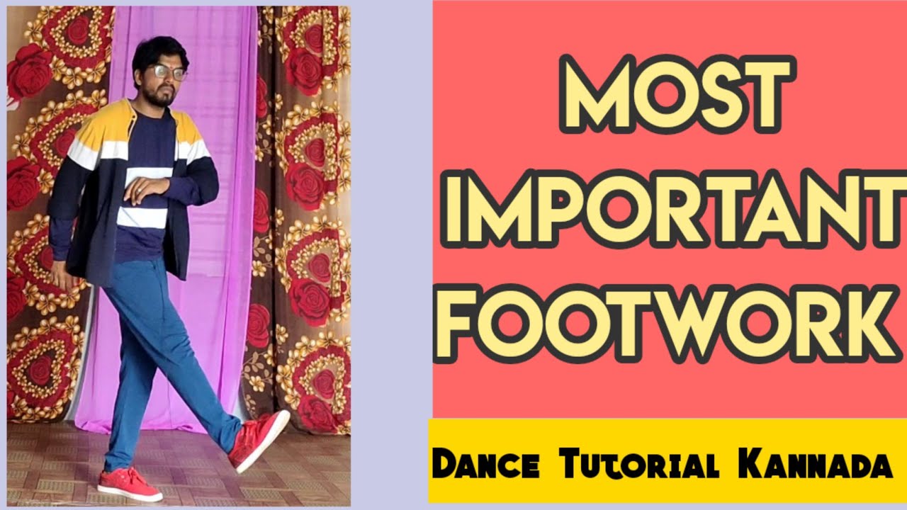 Footwork Dance Tutorial Kannada/ಡ್ಯಾನ್ಸ್ ಟುಟೋರಿಯಲ್ ಕನ್ನಡ/Footwork step ...