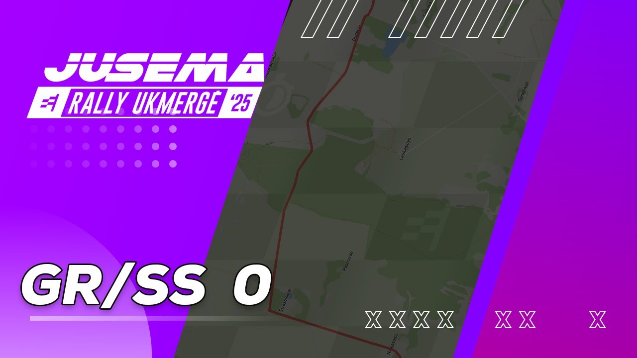 Jusema Rally Ukmergė 2025 - GR/SS 0 (Shakedown) - YouTube