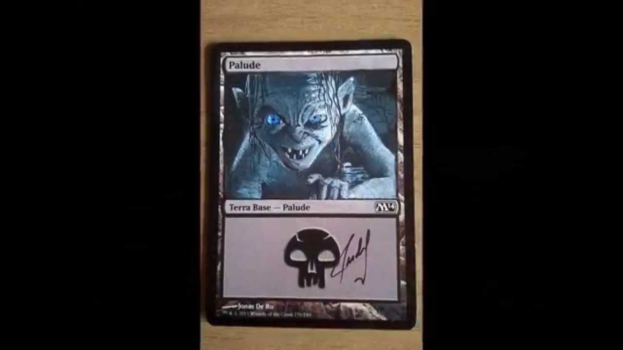 MTG alterd Art. Gollum magic artwork - YouTube