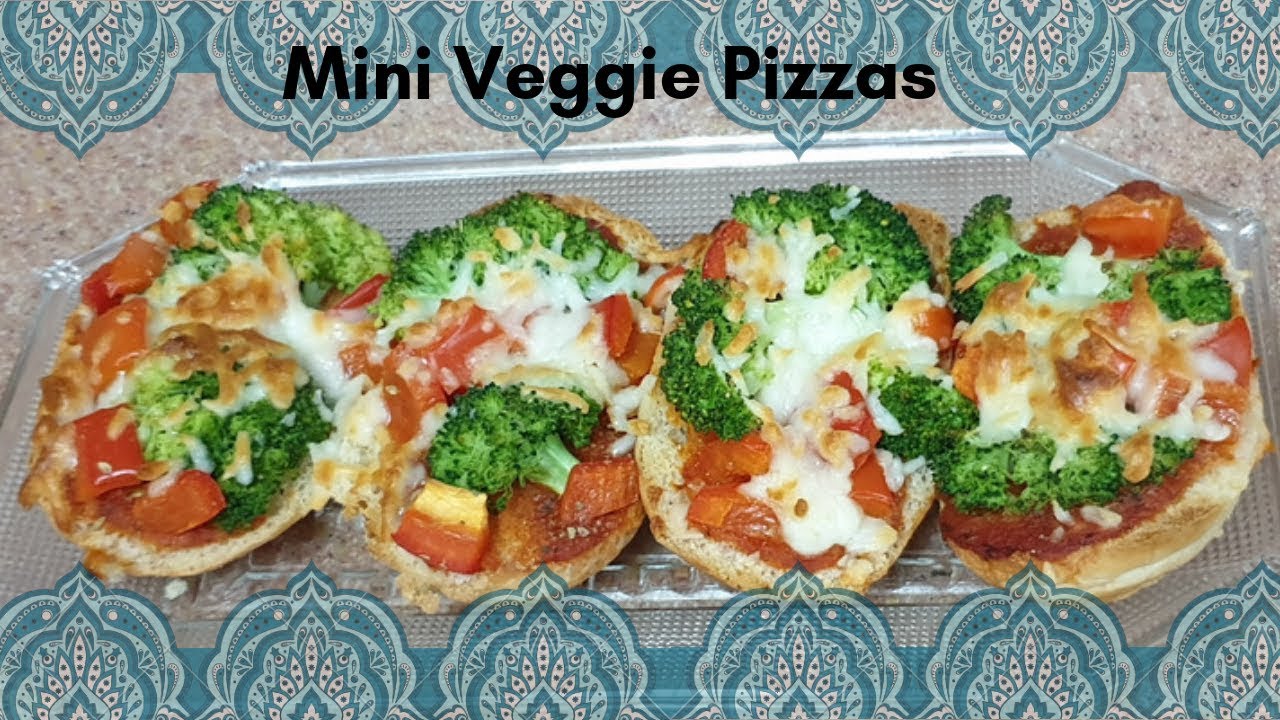 MINI VEGGIE PIZZAS - Iftar with Naush - Ramadan Recipes - YouTube