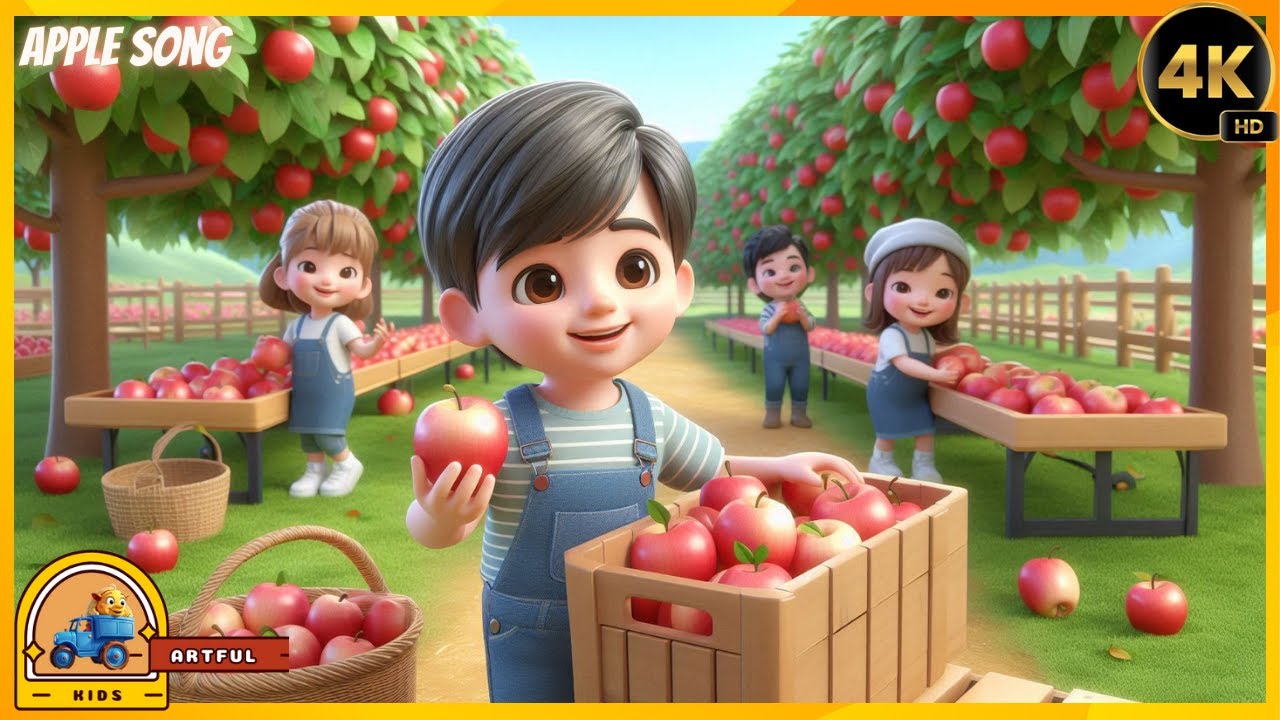 Apple Harvesting Song For kids | Artful Animations - YouTube