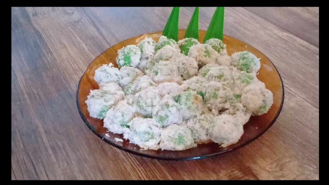 Sangat mudah & ekonomis || Klepon pandan - YouTube