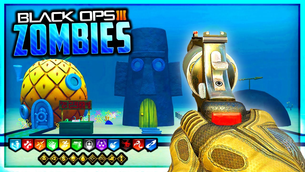 SPONGEBOB SURVIVAL CUSTOM ZOMBIES MAPS!!! | Call Of Duty Black Ops 3 ...