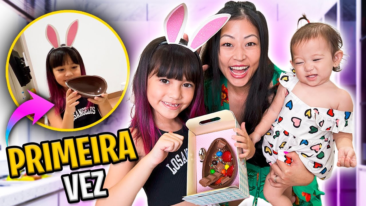 COMO FAZER UM INCRÍVEL OVO DE PÁSCOA!!! FICOU INCRIVEL!!!| YU e FAMÍLIA ...