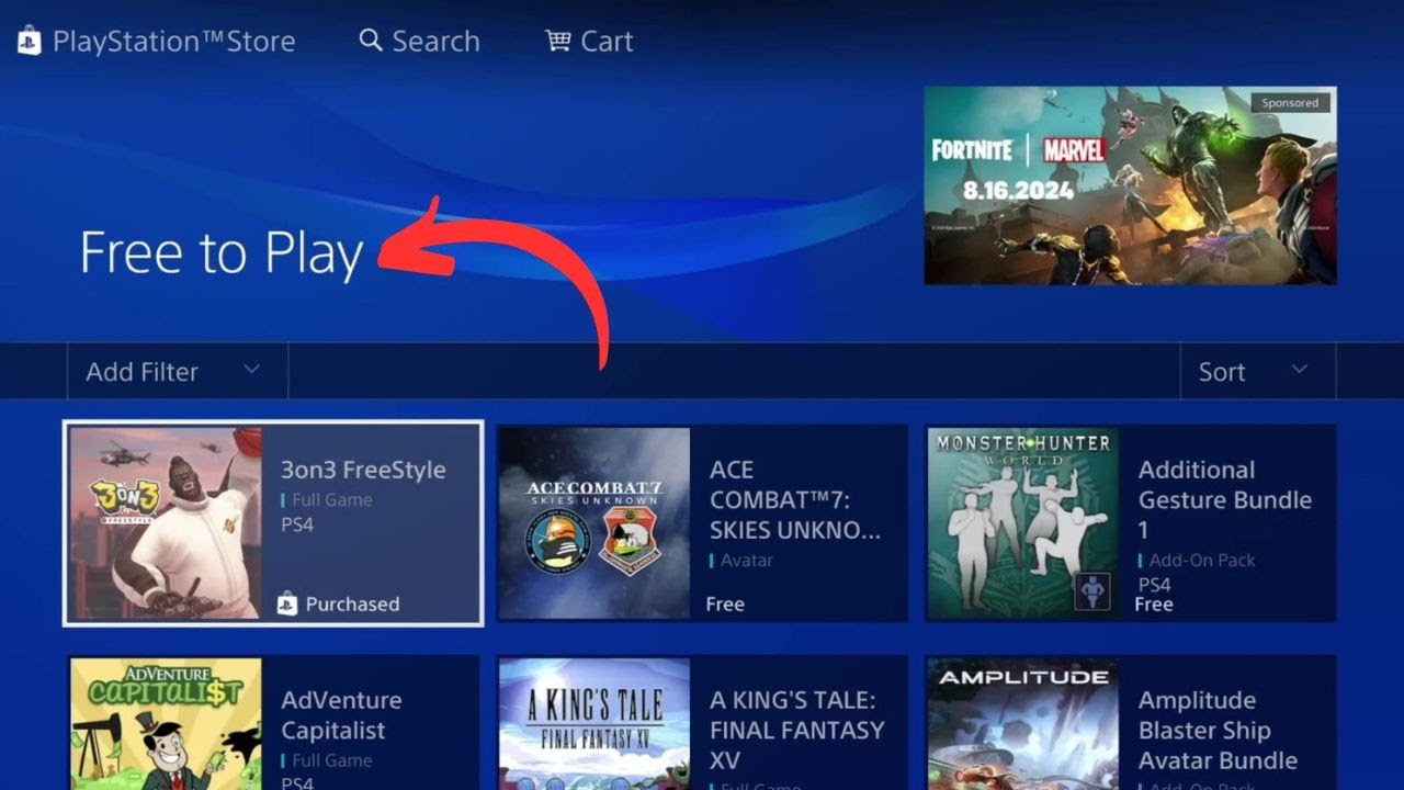 How to download free PS4 games and DLC (without PS Plus) - YouTube