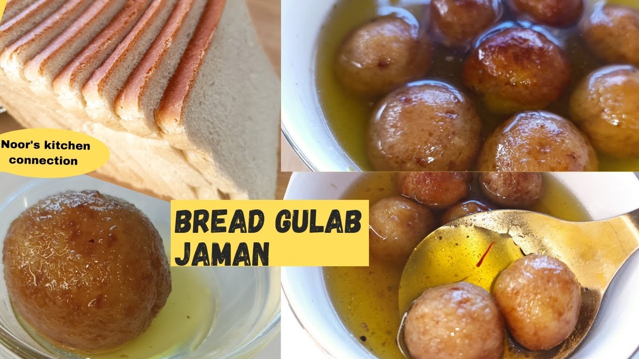 Bread Gulab Jaman Recipe/Easy Gulab Jaman/ Gulab Jaman Recipe/Noor's ...