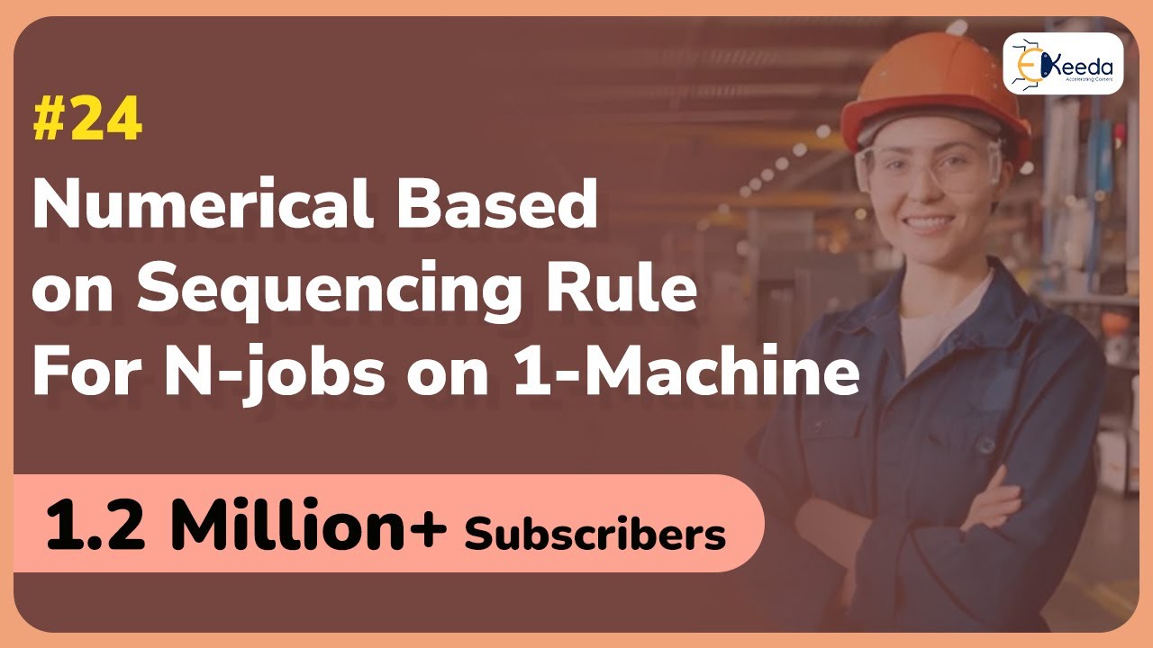 Question:Sequencing Rule For N jobs | Sequencing | GATE Industrial ...