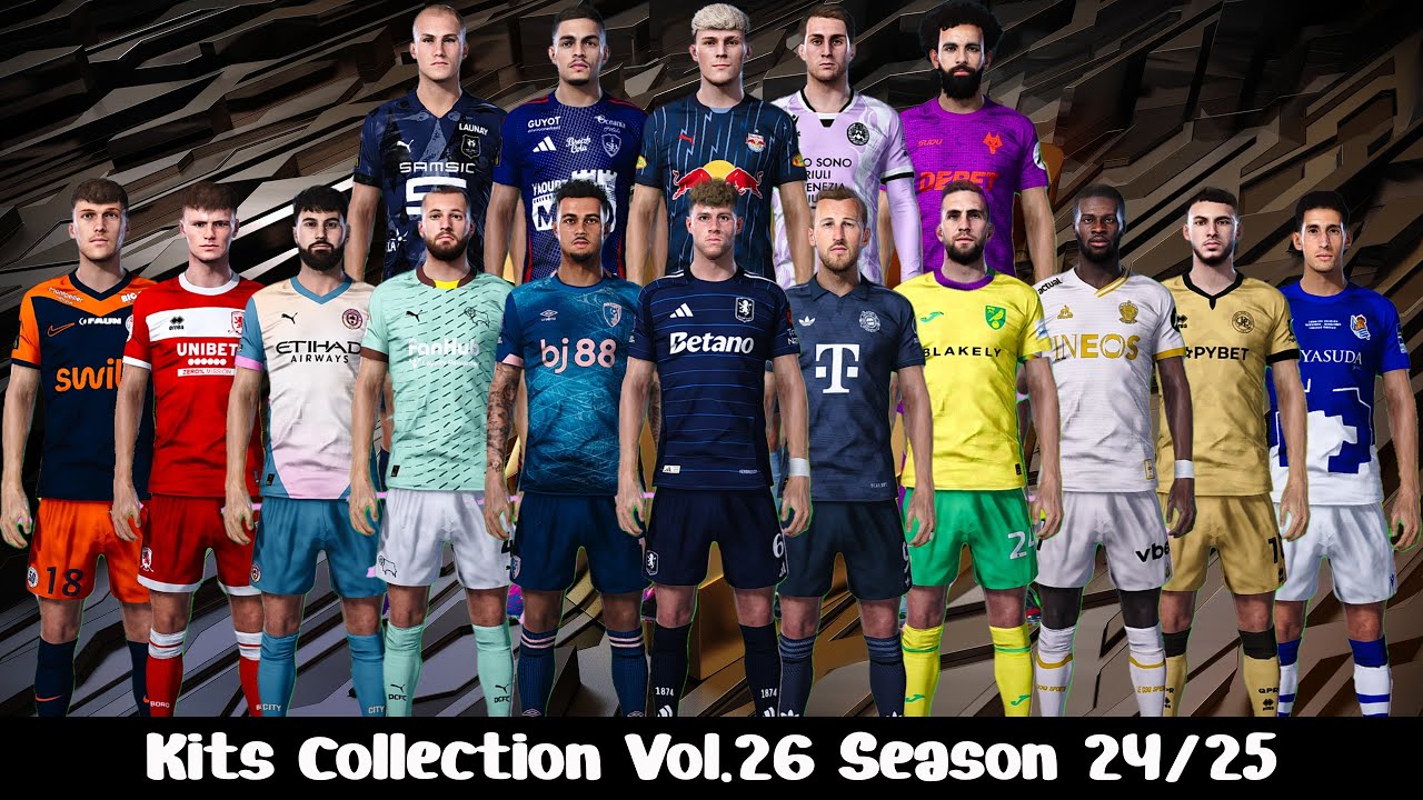 Kits Collection Vol.26 Season 24/25 - PES 2021 & Football Life 2024 ...