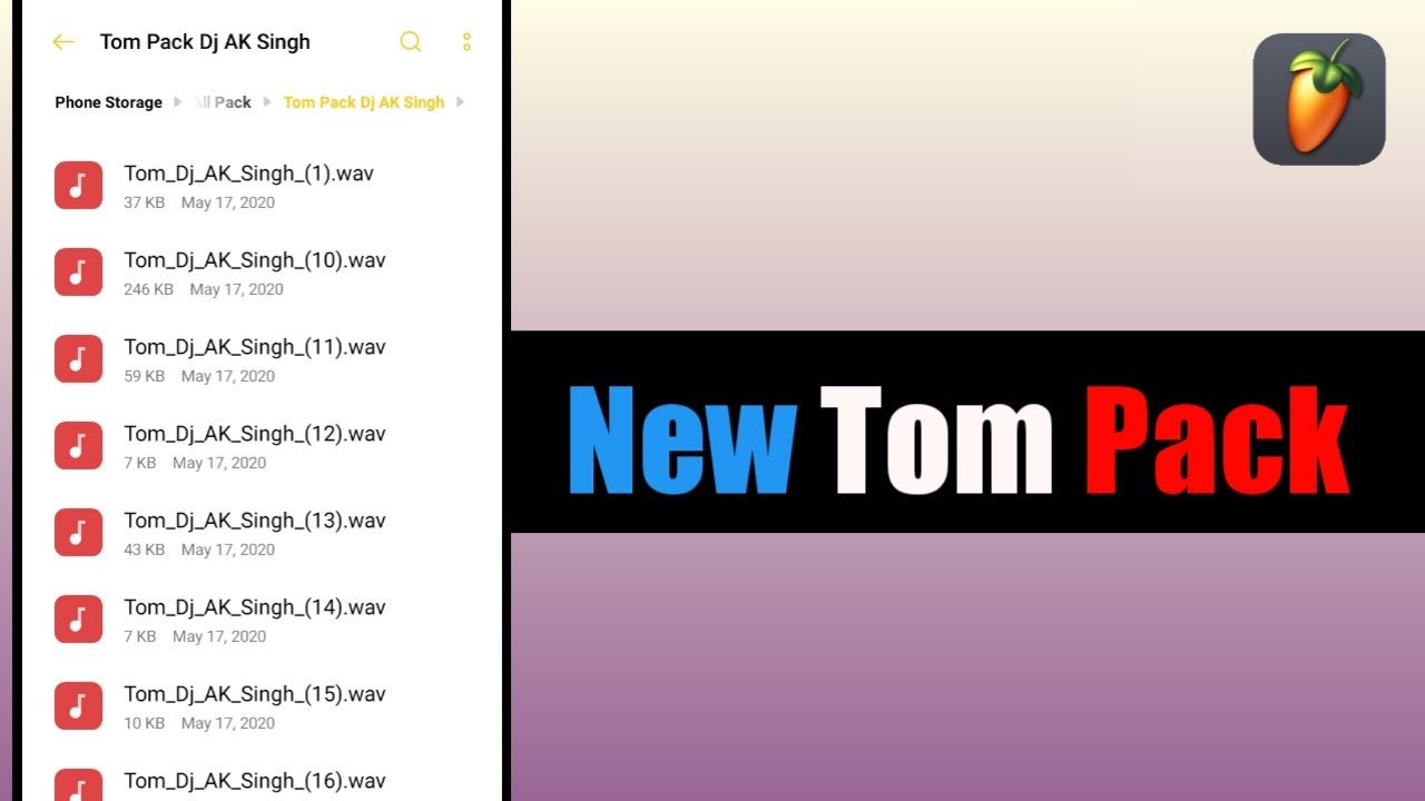 New Tom pack free download || Fl Studio Tom pack || Download Tom pack ...