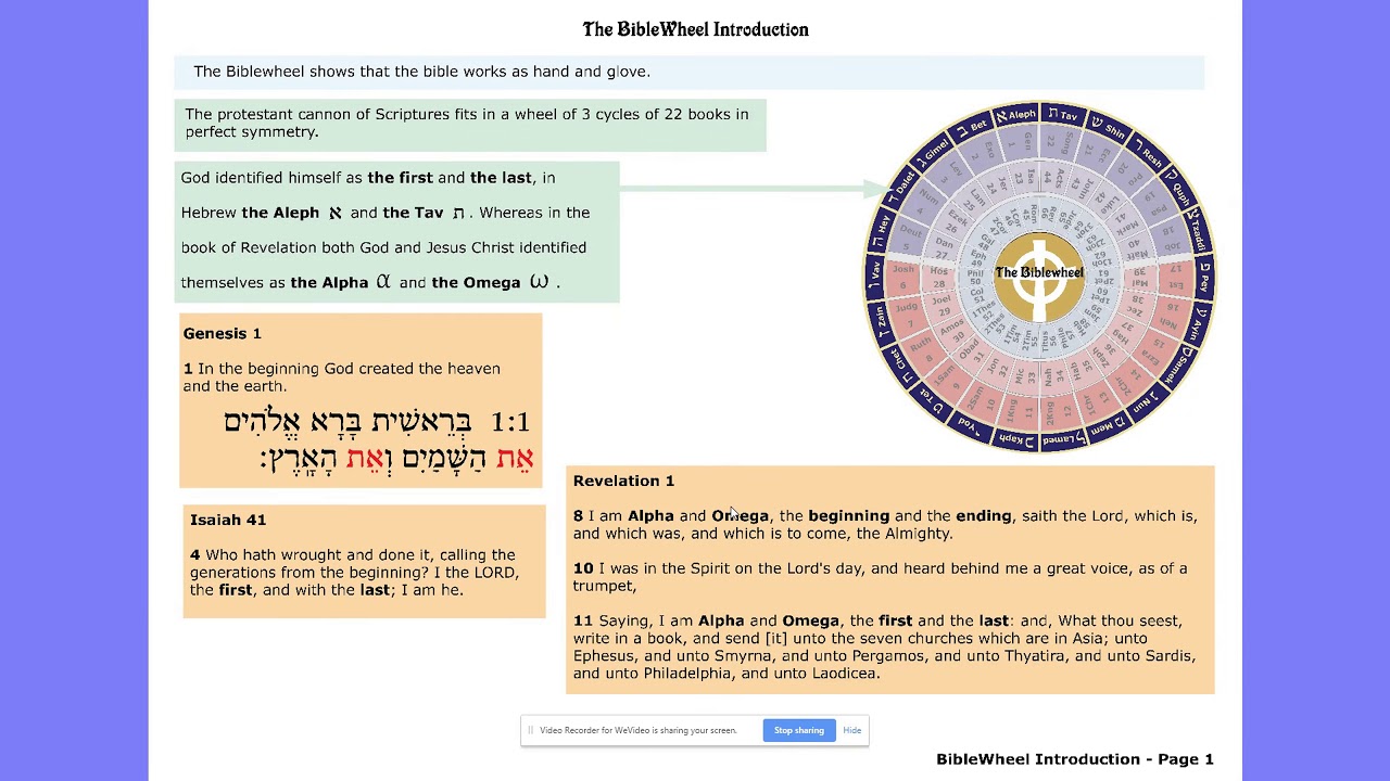 Biblewheel Introduction - YouTube