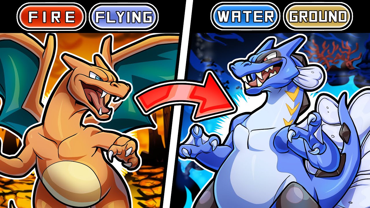 We Made Pokemon The Opposite Typing, Then We Battle! - YouTube