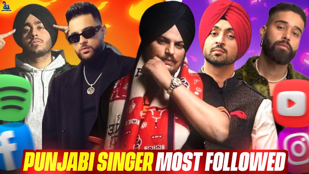 Who is Most Followed Punjabi Singer across All Social Media Platforms ...