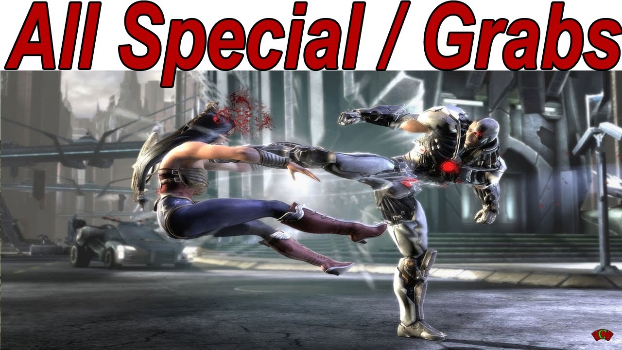 Injustice: Gods Among Us 'All Specials / Grabs / Clashes Animation' 【HD ...