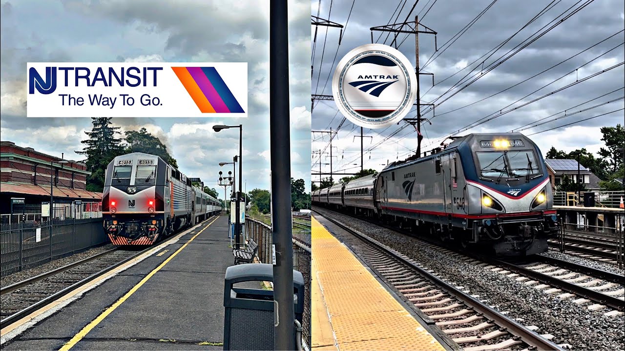 Amtrak & NJT: A day at Edison and Bound Brook Station (Bonus NS Train ...
