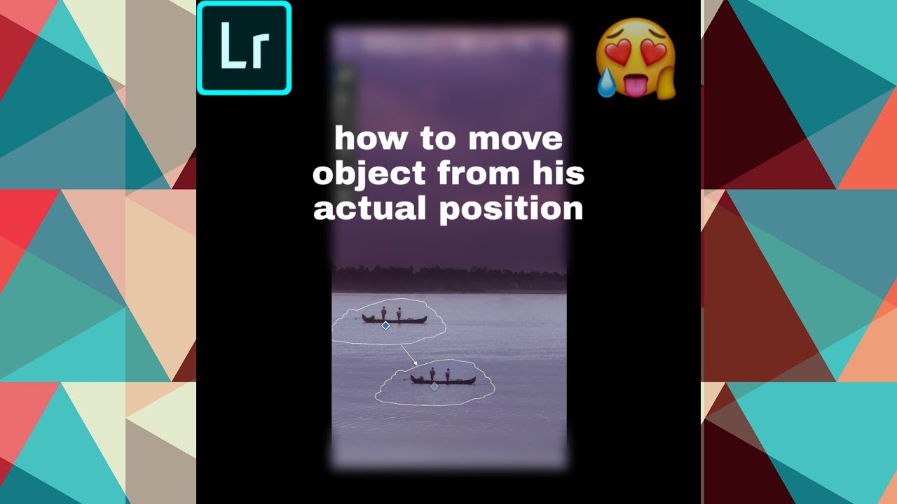 🤩How to move subject from it's actual position using lightroom🤩||Avi ...