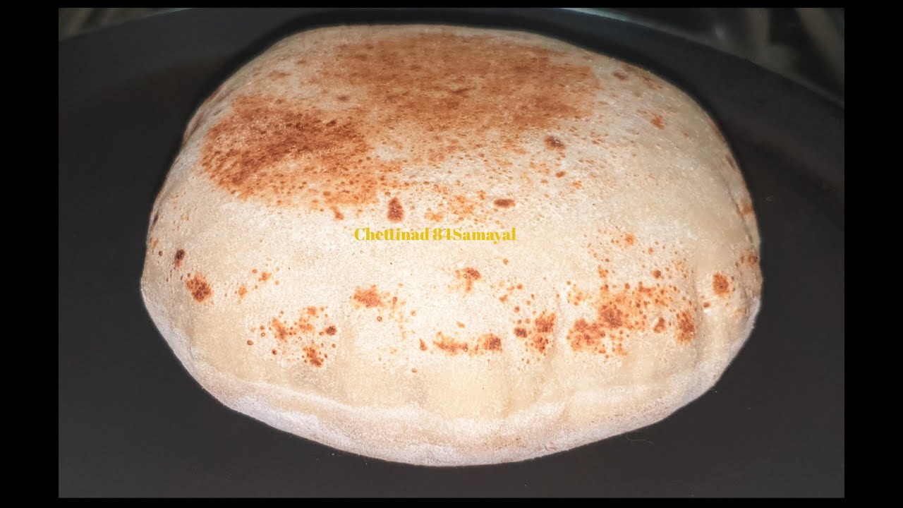 Arabian Kuboos Pita Bread With Out Oven /How To Make குப்புஸ் ரொட்டி ...
