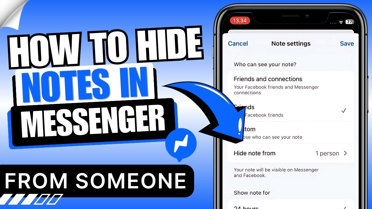 How to Hide Notes in Messenger 📩 | Hide Messages & Chats on Facebook ...
