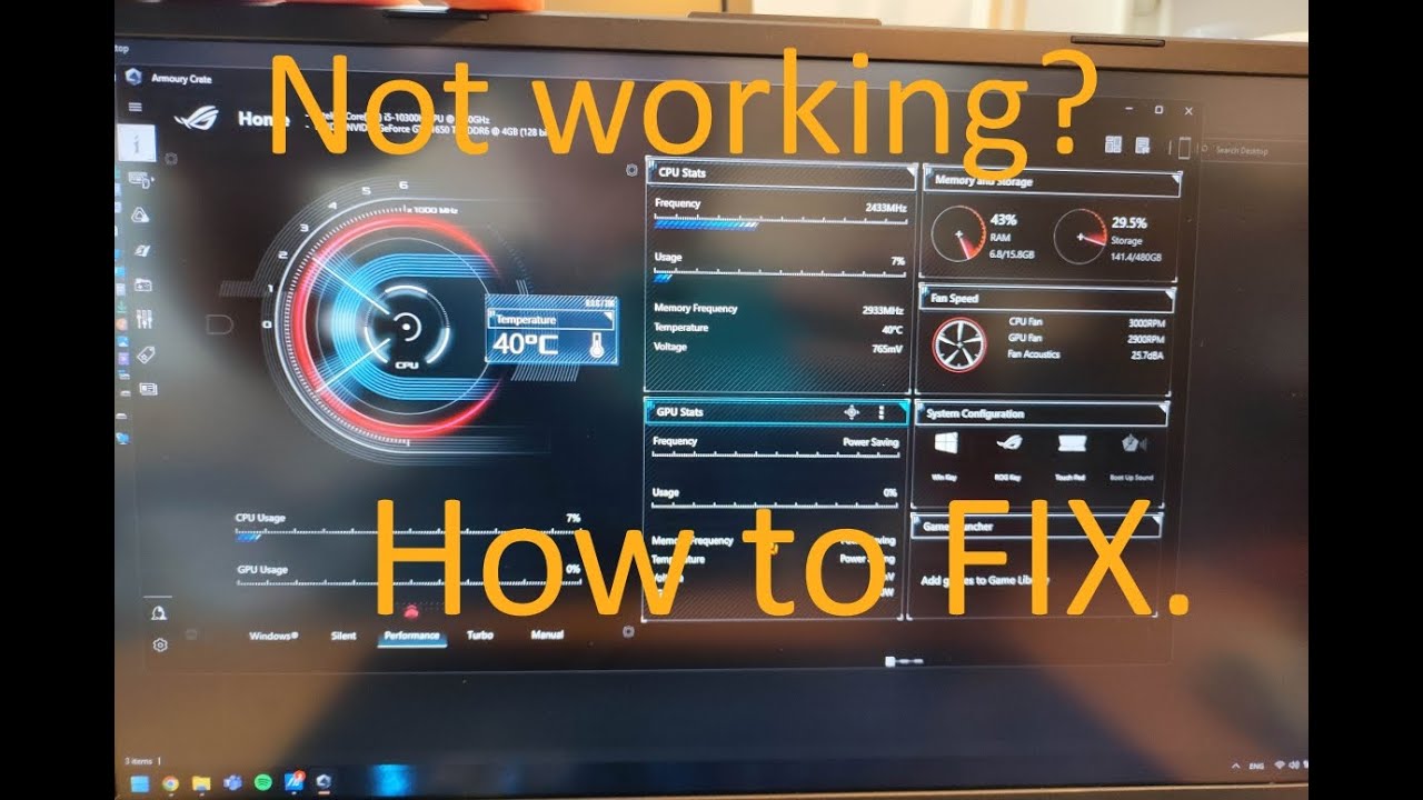 MyAsus Or Armoury Crate Not Working FIX YouTube MyAsus Or Armoury Crate Not Working FIX YouTube