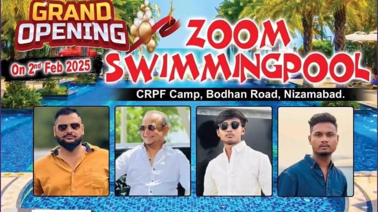 ZOOM SWIMMING POOL OPENING CEREMONY AT ROYAL NIZAMABAD - YouTube