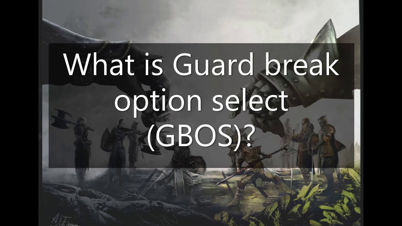 [For Honor] How to guard break option select (GBOS) using STEAM. - YouTube