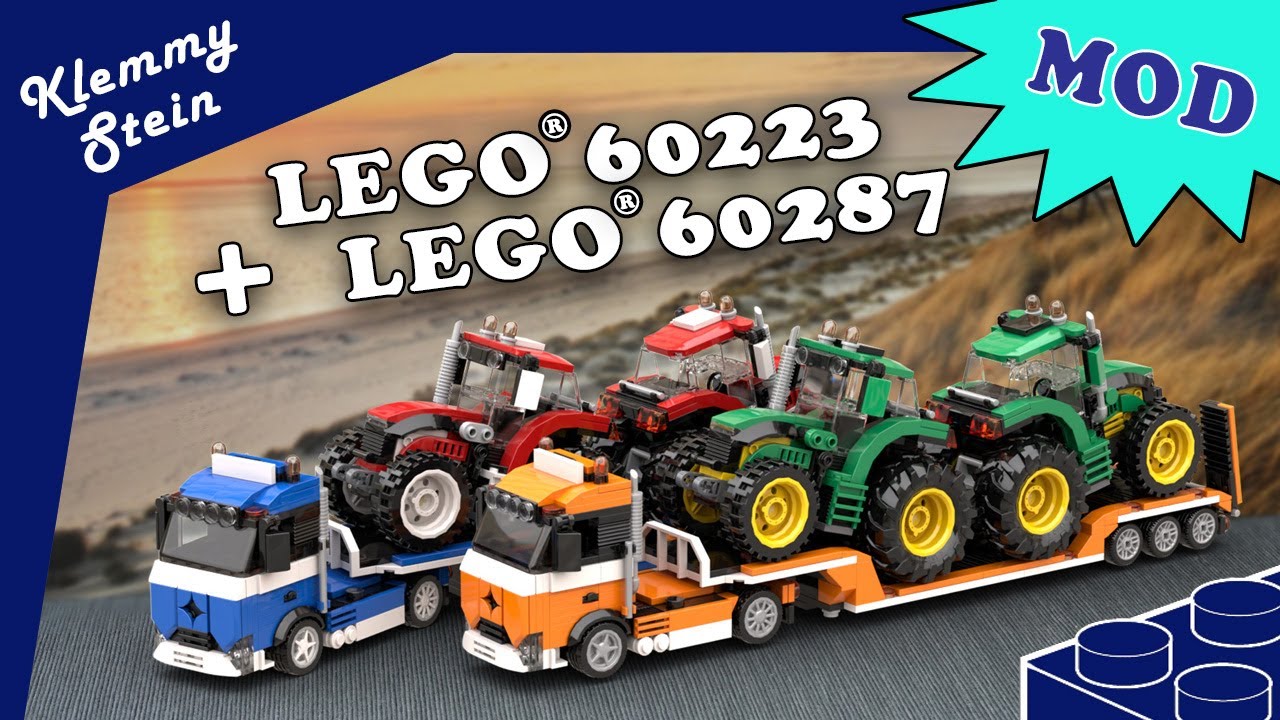 Traktoren-Transporter: Fusion aus LEGO® City 60223 und LEGO® City 60287 ...