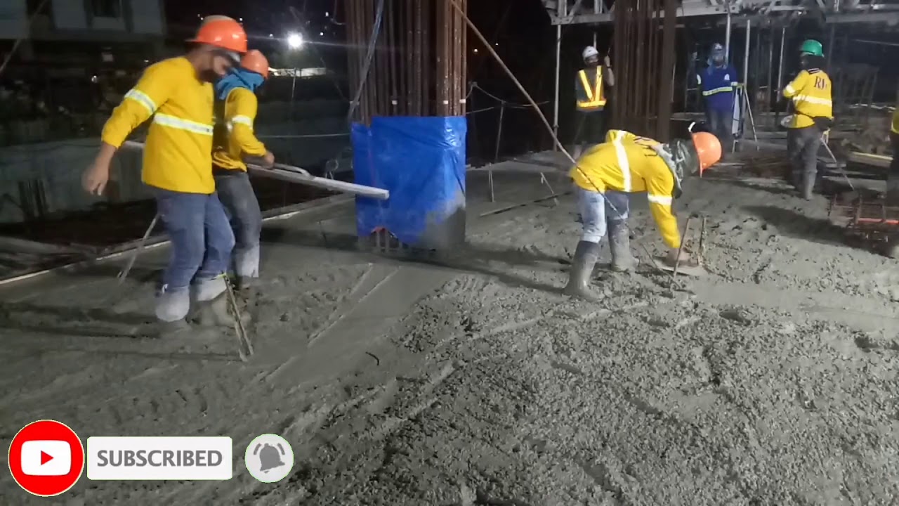 ACTUAL CONSTRUCTION (Spacer Block for slab) - YouTube