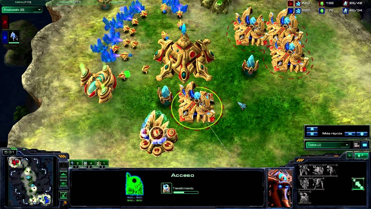 Starcraft 2 - Build Order Protoss 4 Gates en ESPAÑOL - YouTube