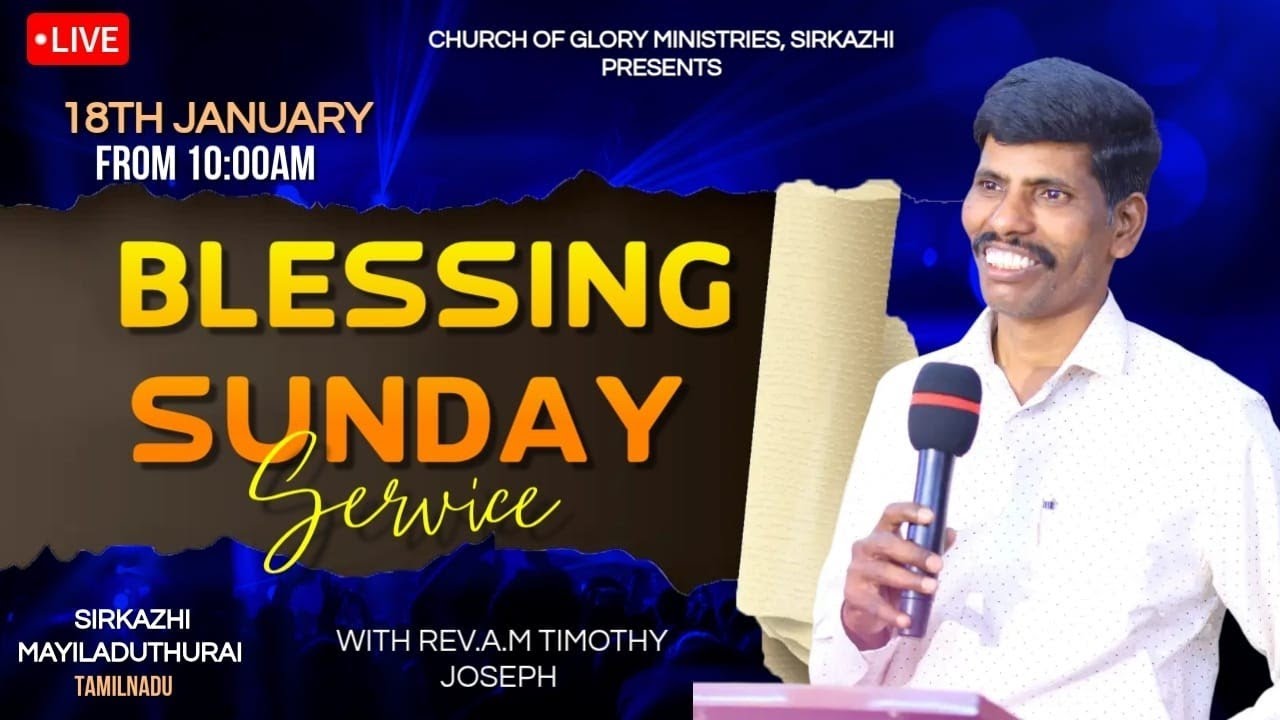 🔴🅻🅸🆅🅴 Pastor Timothy Joseph is live # SUNDAY SERVICE # SIRKALI T.N ...