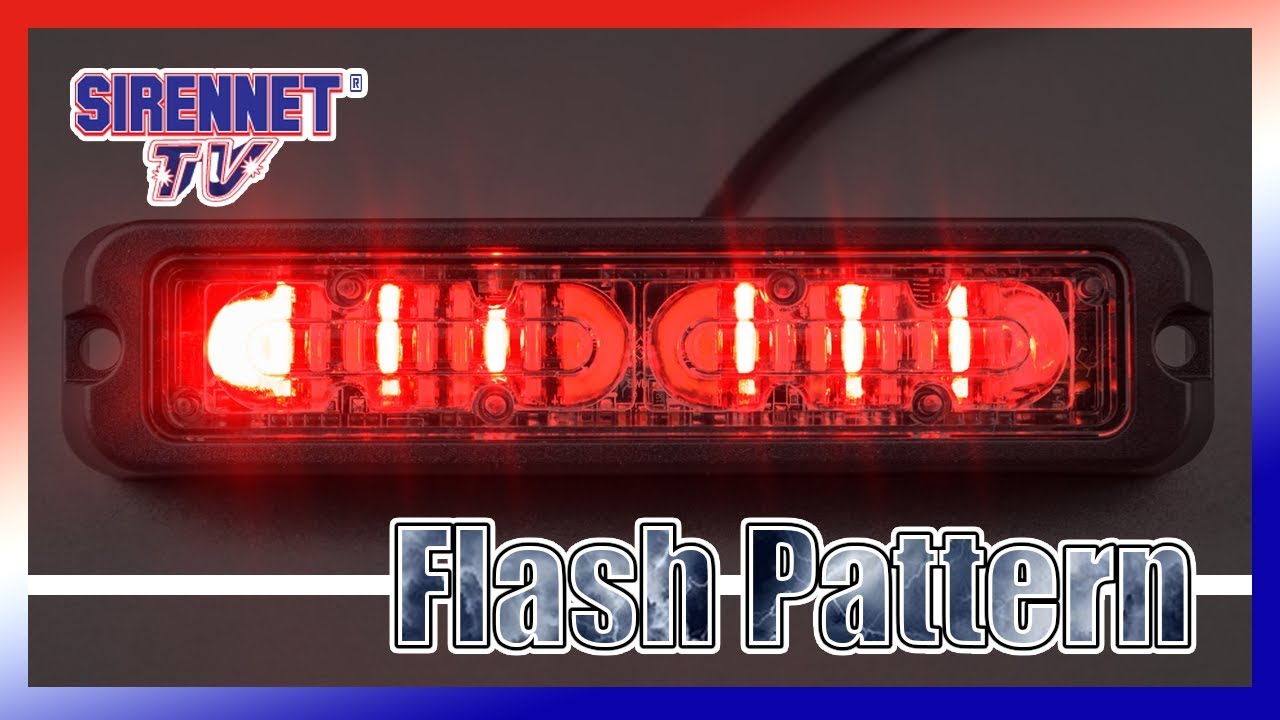 Flash Pattern: Code 3 MR6TC TriColor LED Light - YouTube