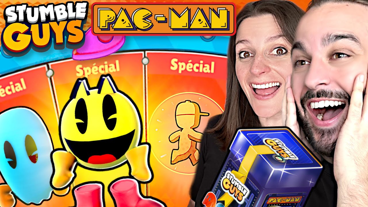 PAC MAN SUR STUMBLE GUYS : SKIN ET MAP INCROYABLE ! - YouTube