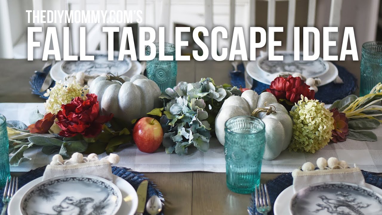 Fall DIY & Decor Challenge // My DIY Fall Tablescape in Jewel Tones ...