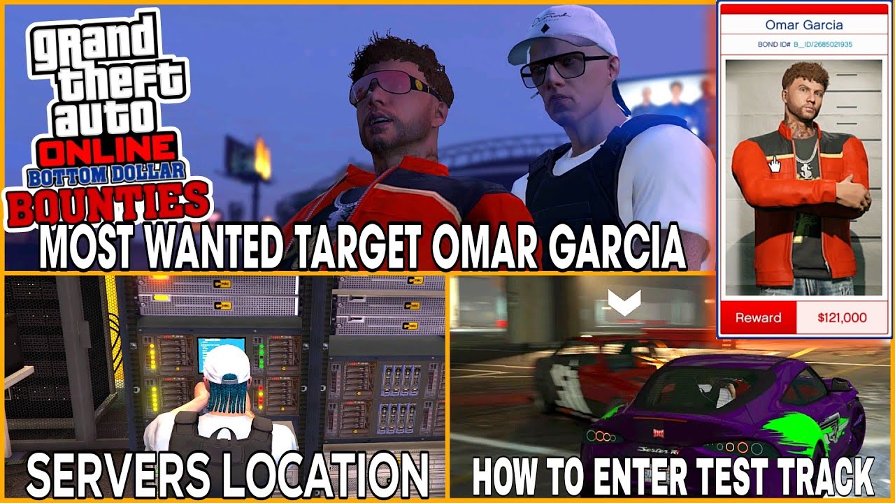 MOST WANTED TARGET OMAR GARCIA- How to Enter the Test Track and Finding ...