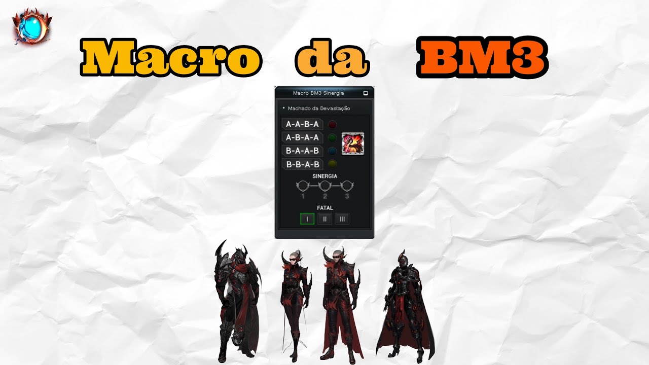 Cabal iCore: Como funciona o Macro de BM3? - YouTube