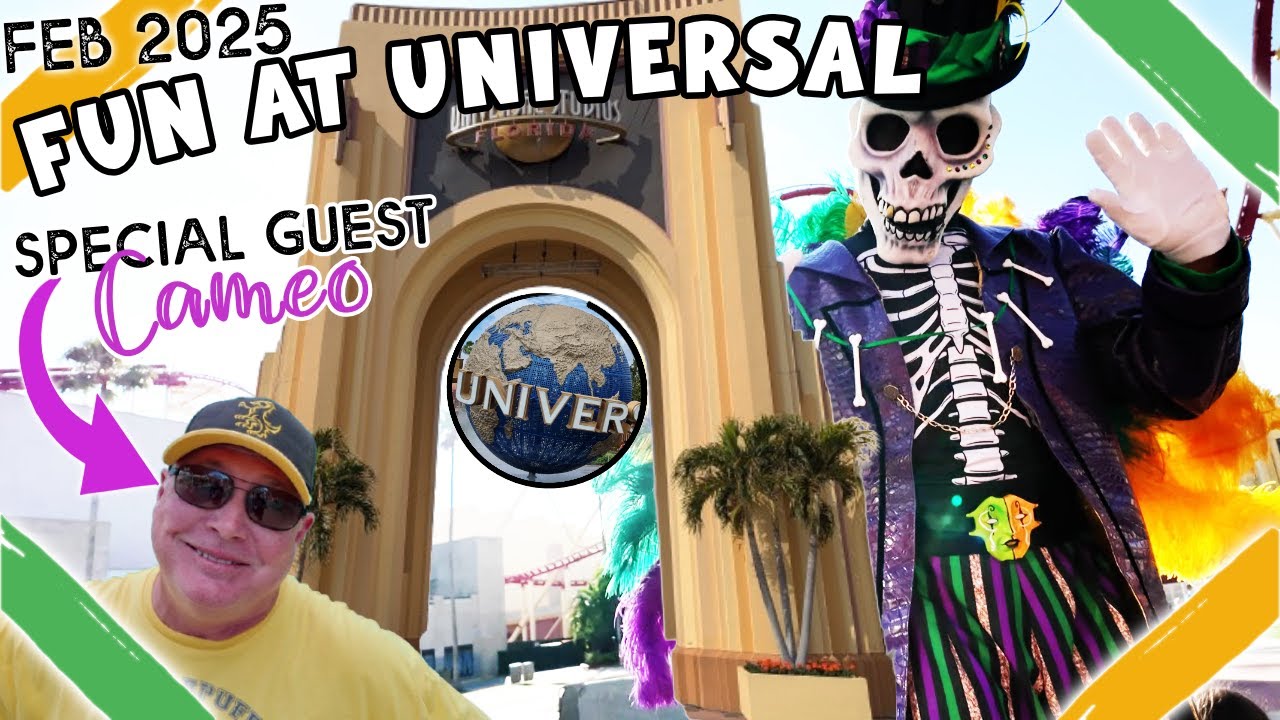 Universal Orlando Florida Vlog | Mardi Gras Fun | Meeting Rix Flix ...